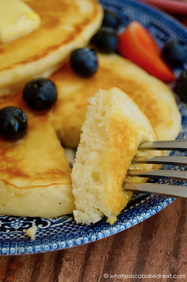 Fluffy American Pancakes – What Jessica Baked Next