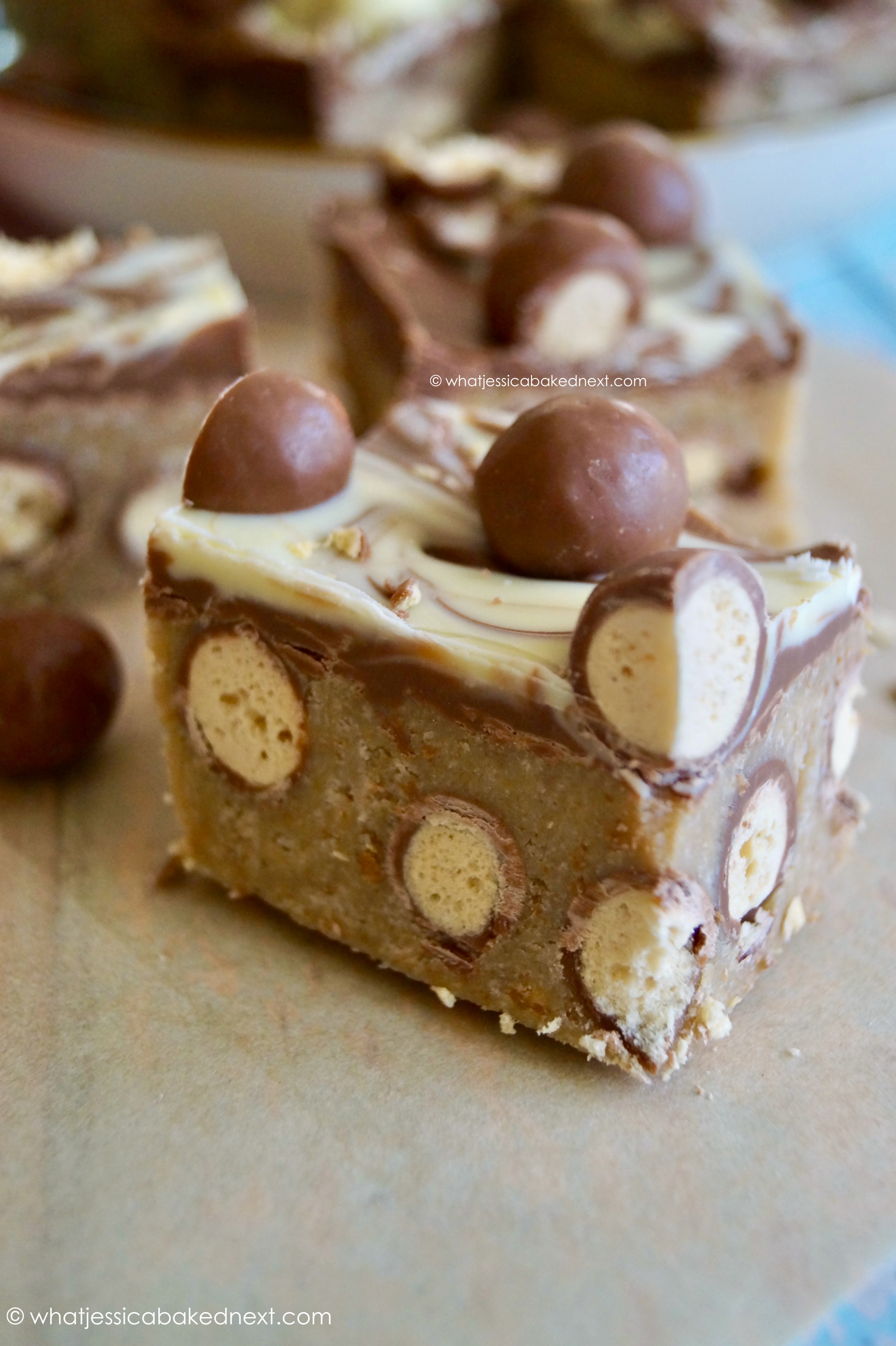 Malteser Slice – What Jessica Baked Next